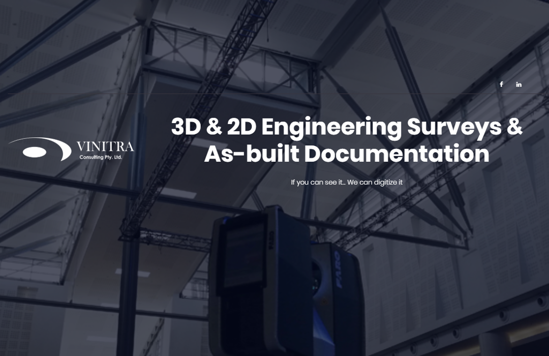 Vinitra Consulting – 3D & 2D Engineering Survey and Maintenance Consultants
